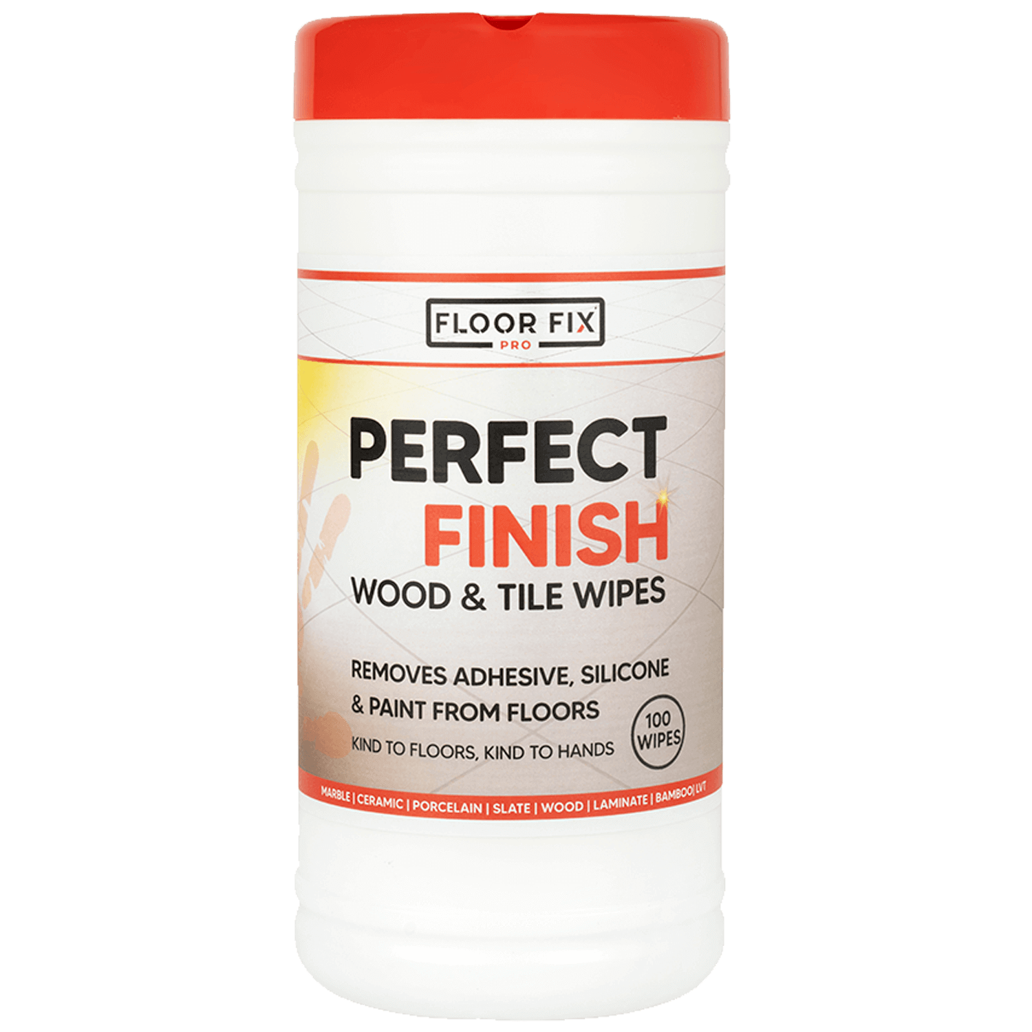 Gentle Adhesive Remover Wipes - Perfect Finish (100 Wipes)